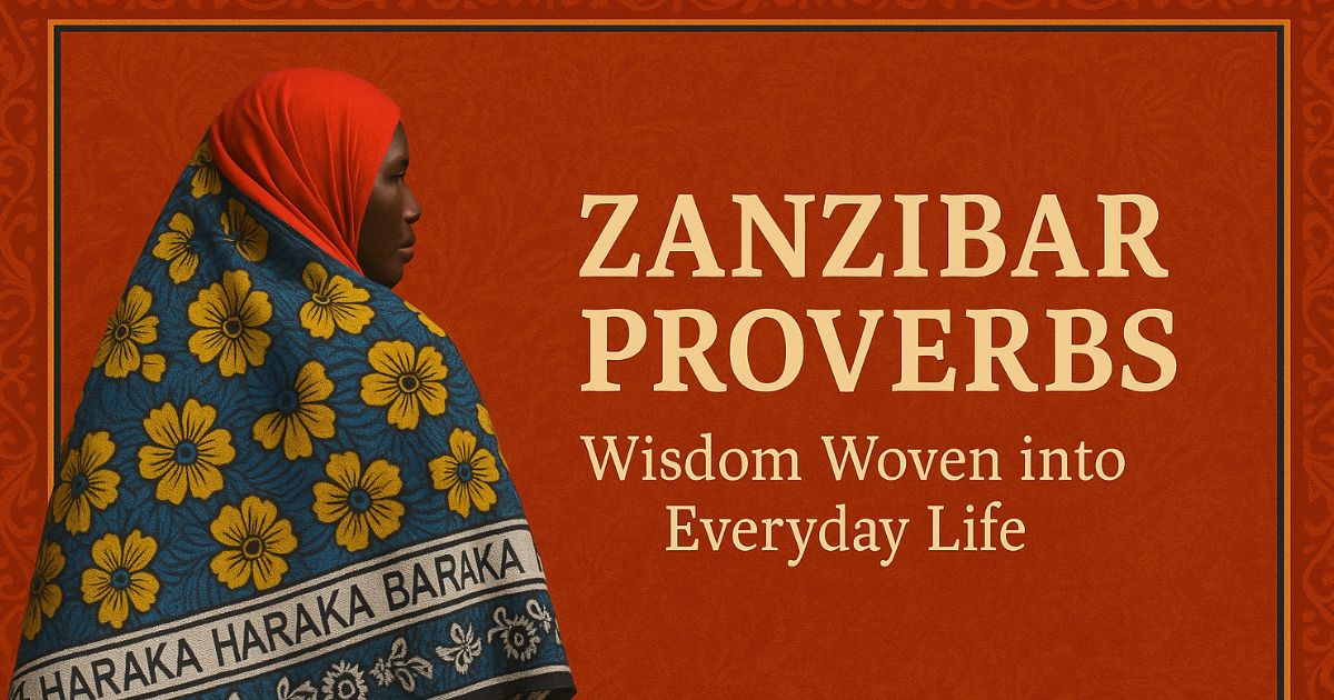 Zanzibar Proverbs: Wisdom Woven into Everyday Life - Pongwe Beach Hotel